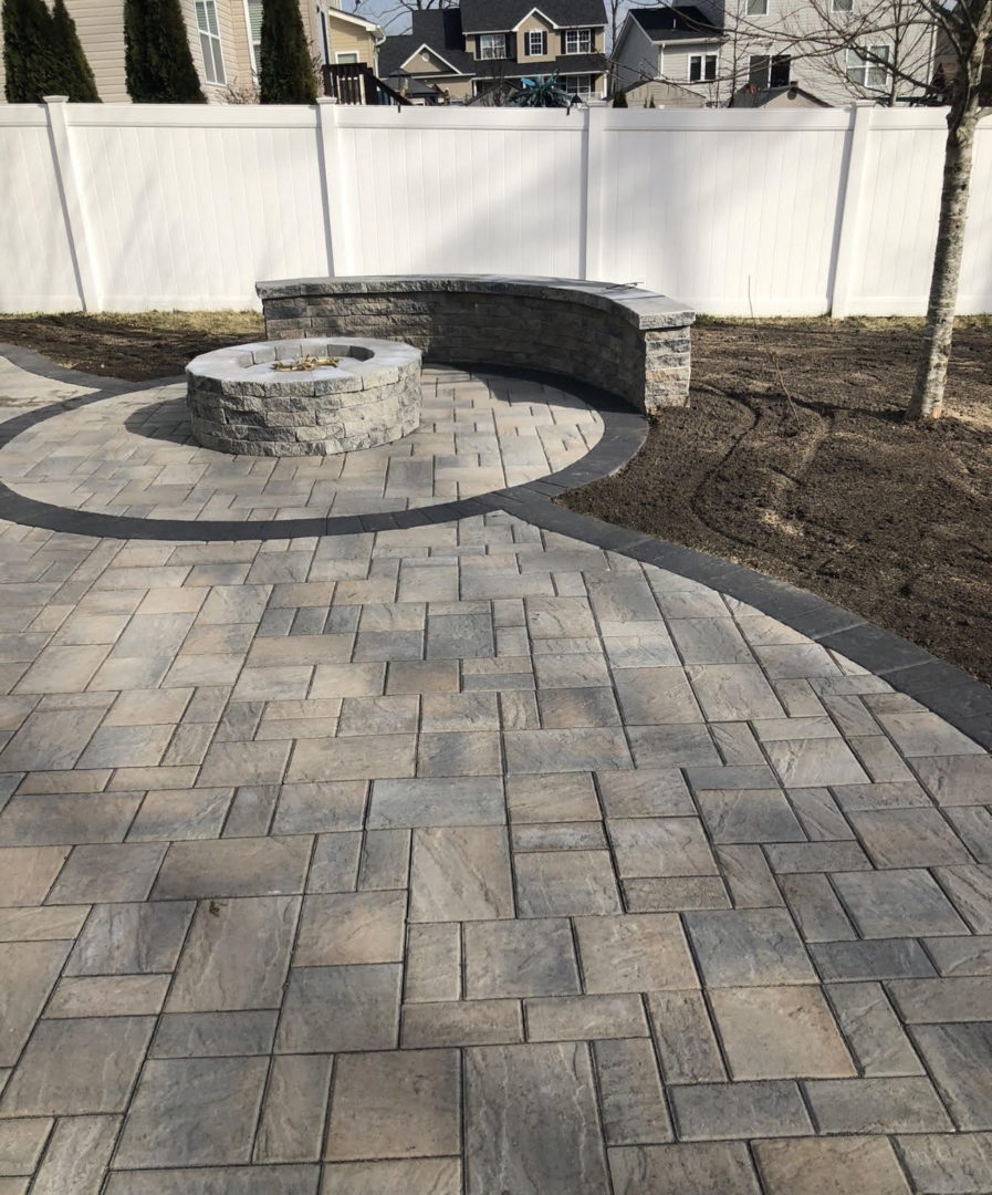 Natural Stone Fire Pits - Cruz Custom Landscape